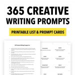365 Creative Writing Prompts - ThinkWritten