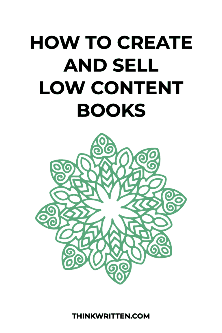 How to Create a Low Content Book and Publish It - ThinkWritten